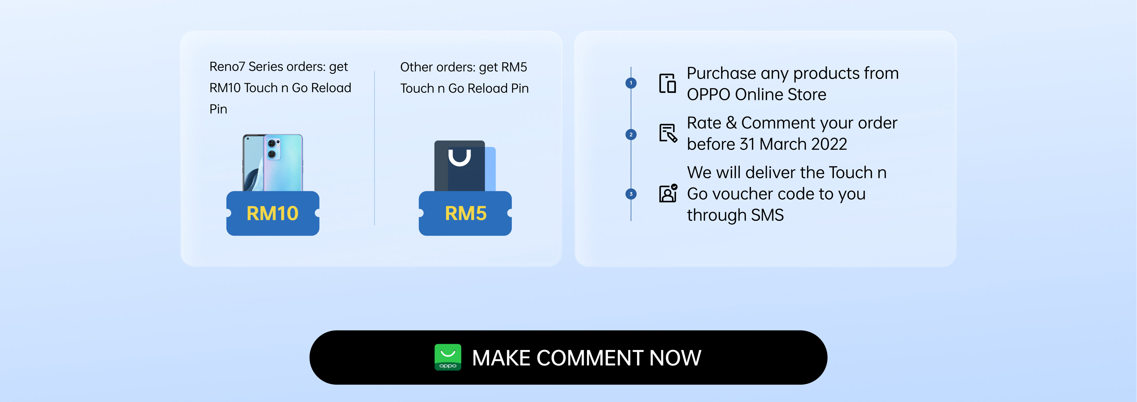 COMMENT & GET TnG Reload Pin | OPPO Malaysia
