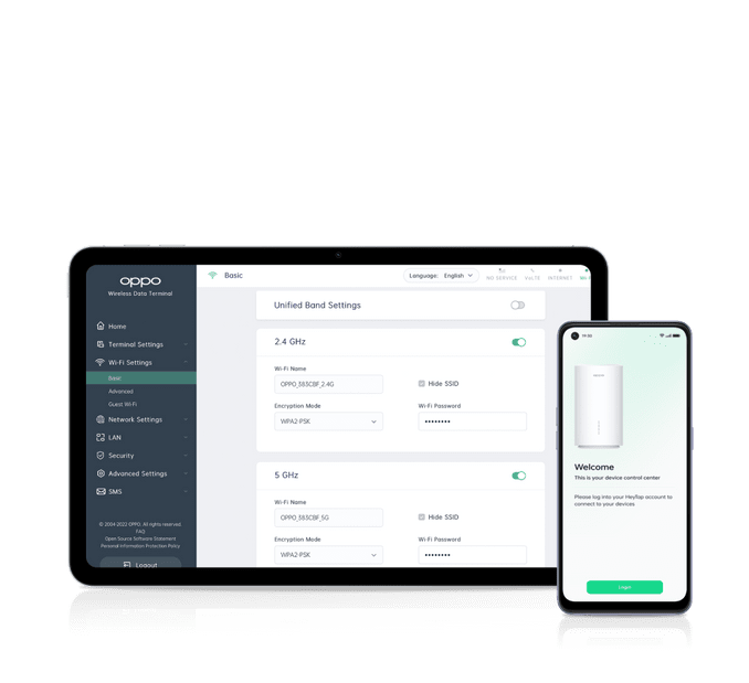 OPPO 5G CPE T2 | AX5400 Wi‑Fi 6 Router with Snapdragon X62 | OPPO Saudi ...