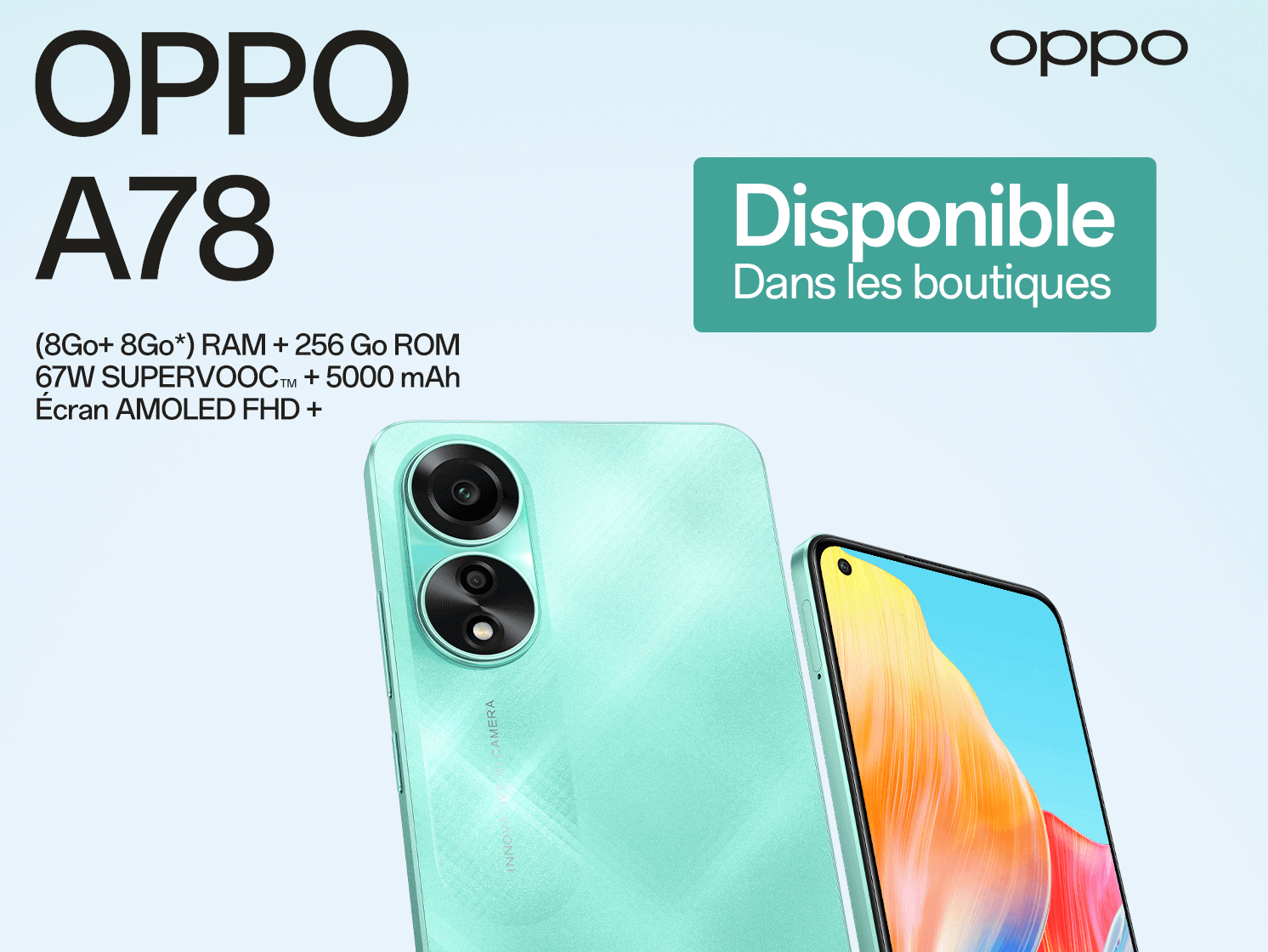 OPPO dévoile son nouveau smartphone A78 en Tunisie | OPPO Tunisia