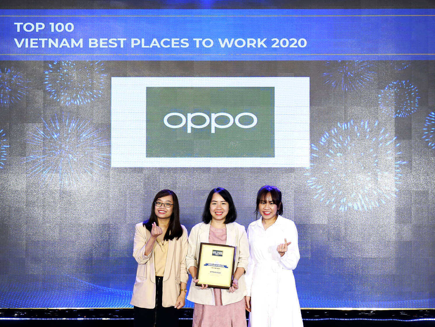 OPPO Việt Nam 5 năm liền vinh dự nằm trong TOP 100 nơi làm việc tốt nhất Việt Nam | OPPO Việt Nam